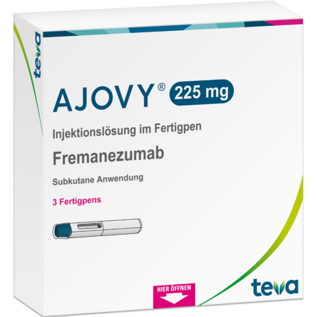 AJOVY® 225 mg Injektionslösung im Fertigpen - ratiopharm GmbH