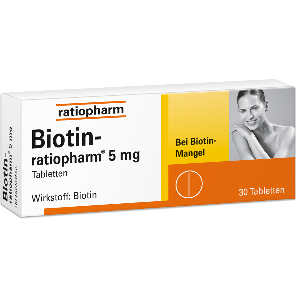Biotin ratiopharm 5 Mg Ratiopharm GmbH Biotin ratiopharm 5 Mg Ratiopharm GmbH