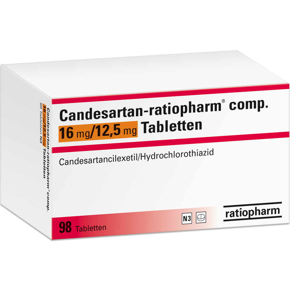Candesartan-ratiopharm® comp. 16 mg/12,5 mg Tabletten - ratiopharm GmbH