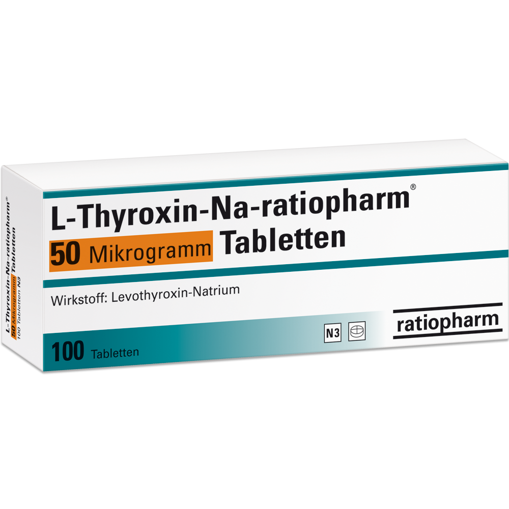 L-Thyroxin-Na-ratiopharm® 50 Mikrogramm Tabletten - ratiopharm GmbH