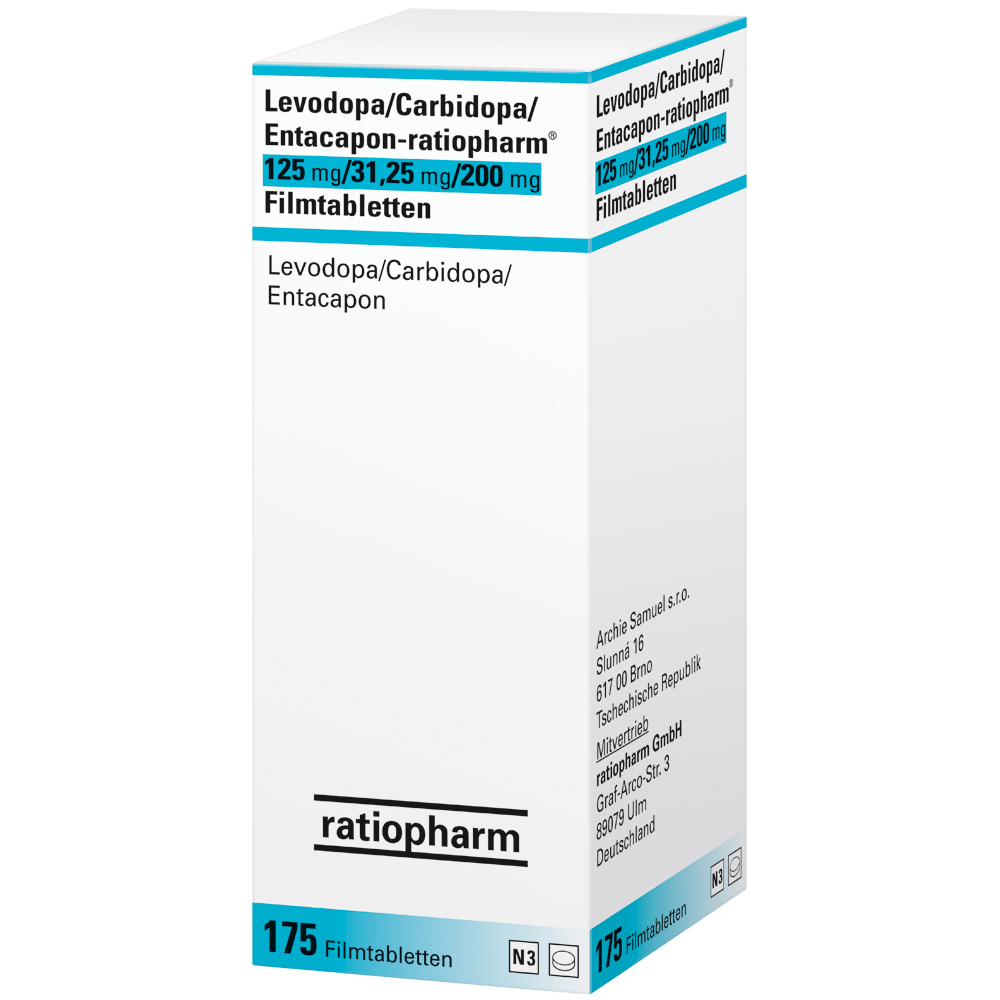 Levodopa/Carbidopa/Entacapon-ratiopharm® 125 mg/31,25 mg/200 mg ...