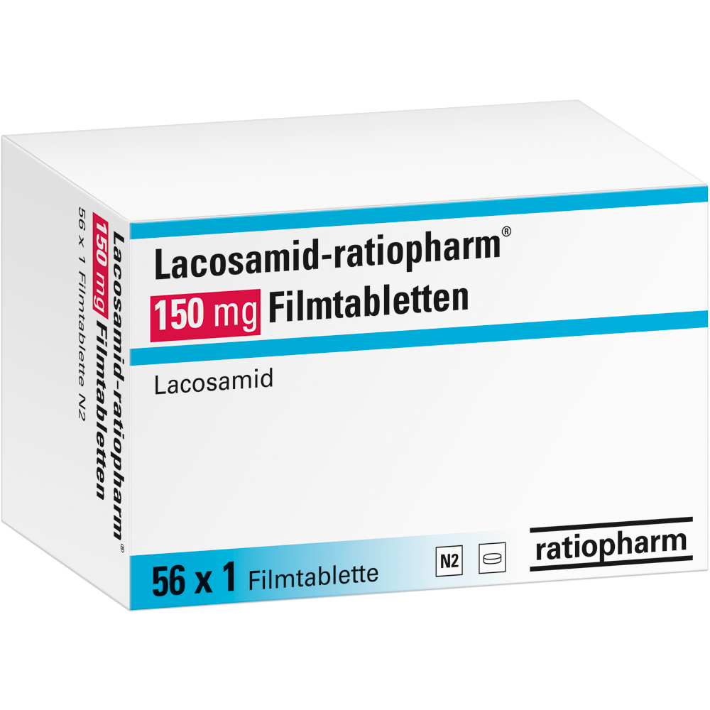 Lacosamid ratiopharm 150 Mg Filmtabletten Ratiopharm GmbH