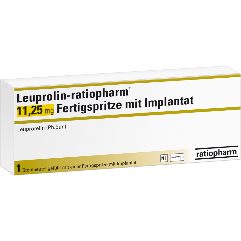 Leuprolin-ratiopharm® 11,25 mg Fertigspritze mit Implantat - ratiopharm ...