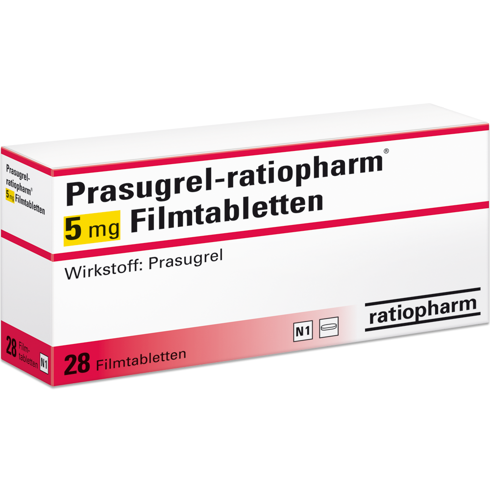 Prasugrel ratiopharm 5 Mg Filmtabletten Ratiopharm GmbH Prasugrel ratiopharm 5 Mg Filmtabletten Ratiopharm GmbH
