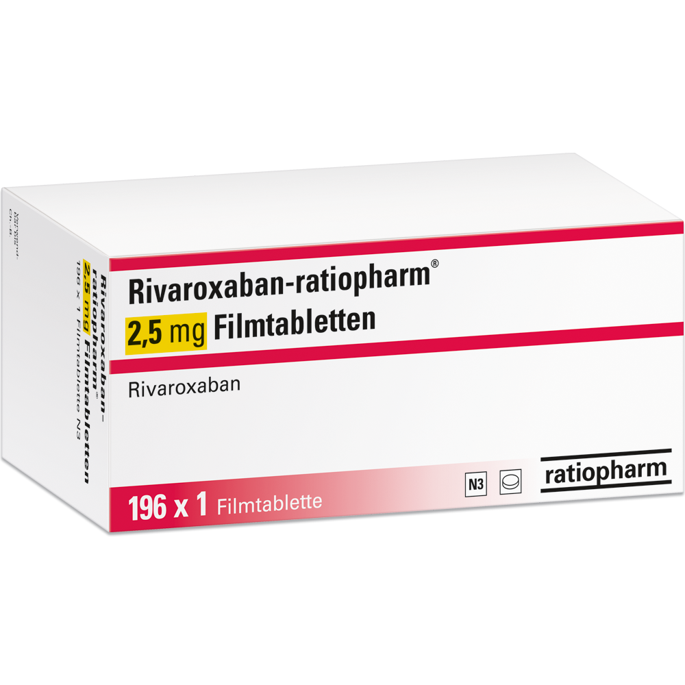 Rivaroxaban-ratiopharm® 2,5 mg Filmtabletten - ratiopharm GmbH