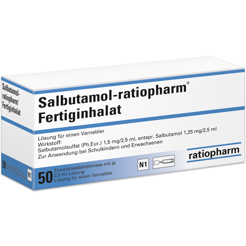Salbutamol ratiopharm Fertiginhalat Ratiopharm GmbH